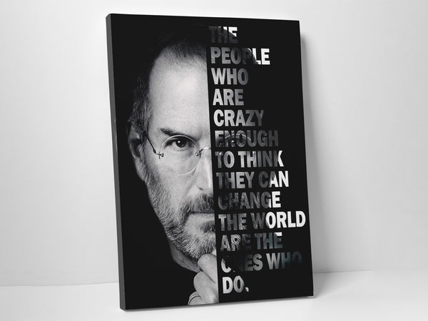 Crazy People Canvas Print - Motivational, Inspirational Canvas Wall Art ...