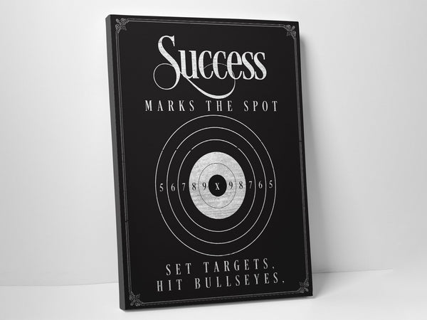 Success, The Spot Canvas Print - Motivational, Inspirational Canvas ...