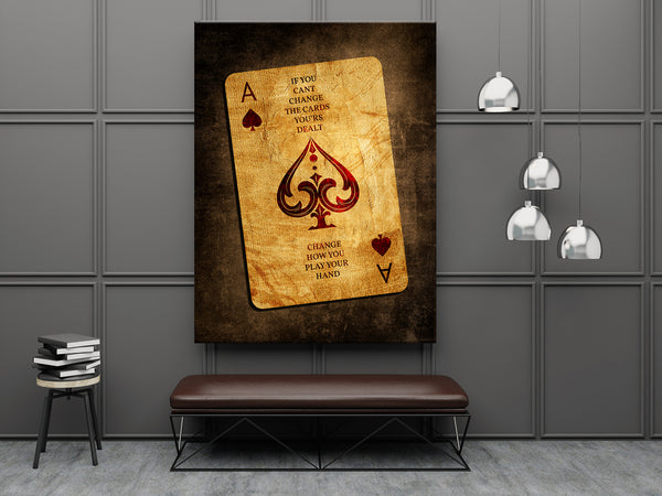 Card Canvas Art - Motivational, Inspirational Canvas Wall Art ...