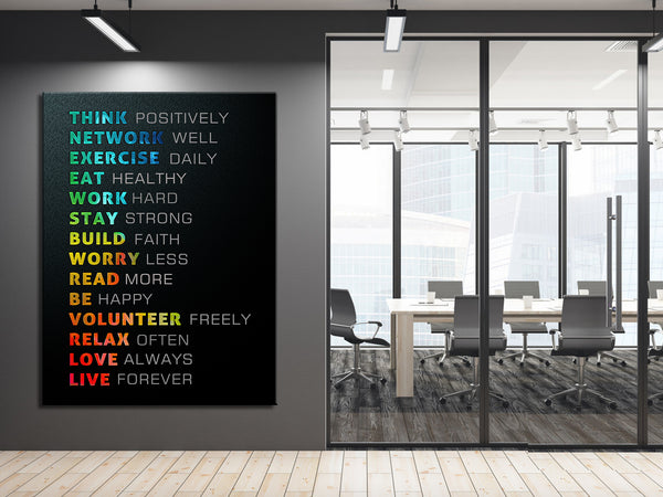 Success Inspiration Canvas Print - Motivational, Inspirational Canvas ...